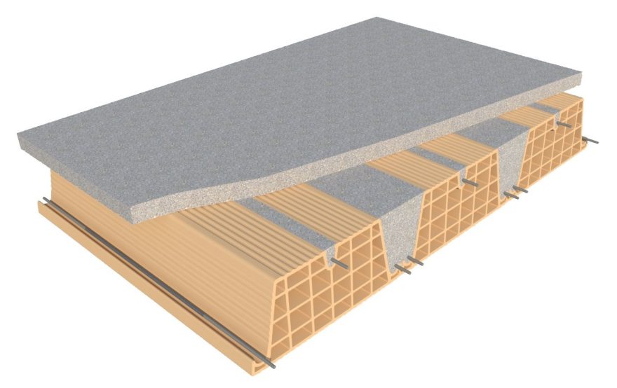 Solaio a getto in opera